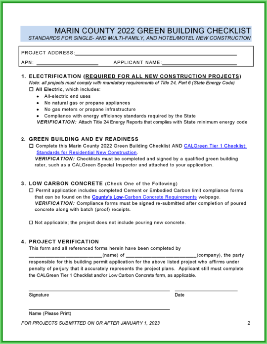 Marin County CalGreen Services - CalGreen Energy Services