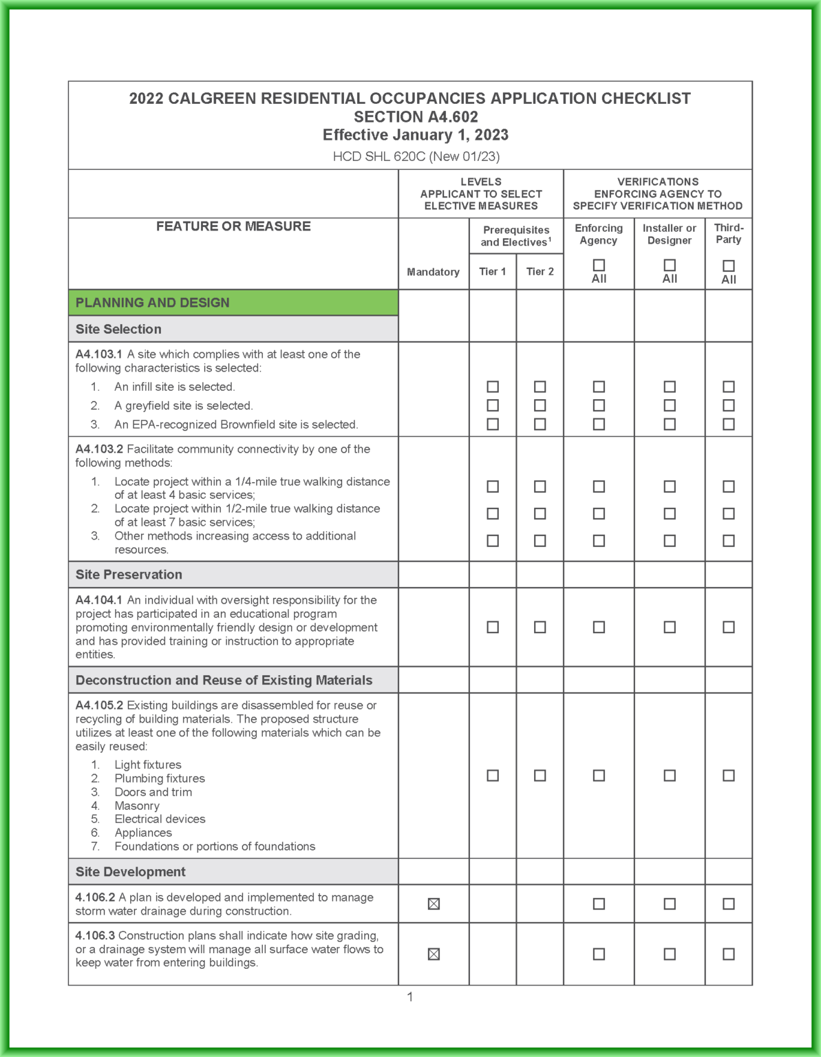 CalGreen Code - CalGreen Energy Services
