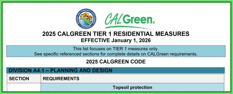 2025 HCD CalGreen Checklist is Here! - CalGreen Energy Services