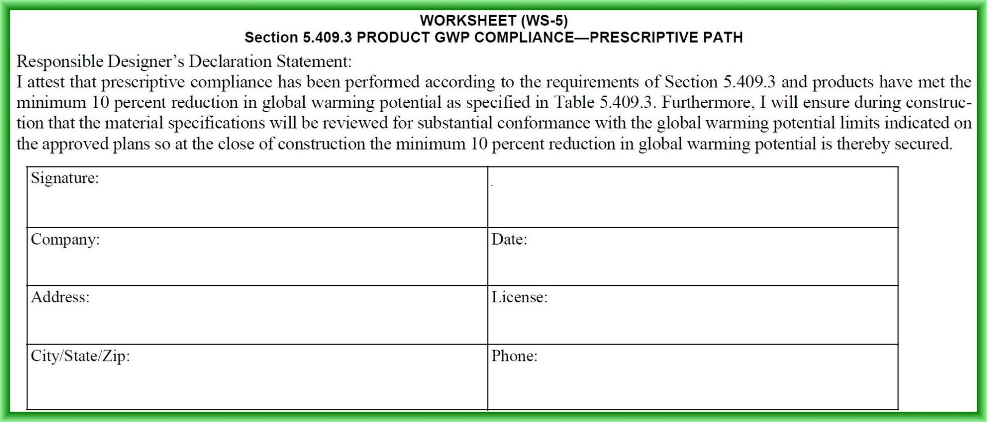 CalGreen and Embodied Carbon - CalGreen Energy Services